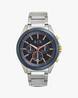 Buy ARMANI EXCHANGE AX2614 Analogue Watch with Metallic Strap | Silver ...