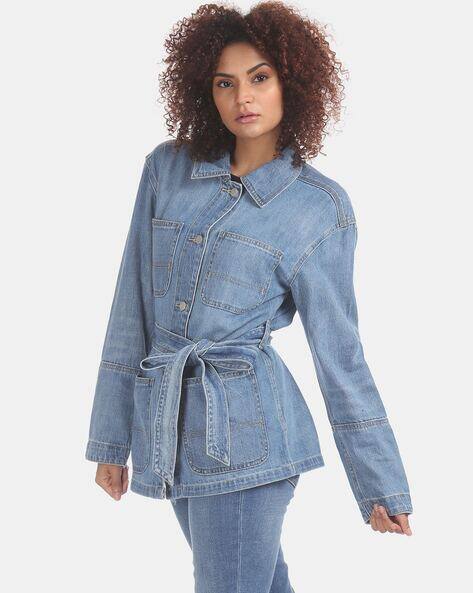 Buy Blue Jackets & Coats for Women by GAP Online | Ajio.com