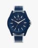 Buy ARMANI EXCHANGE AX2631 Water-Resistant Analogue Watch | Blue Color ...
