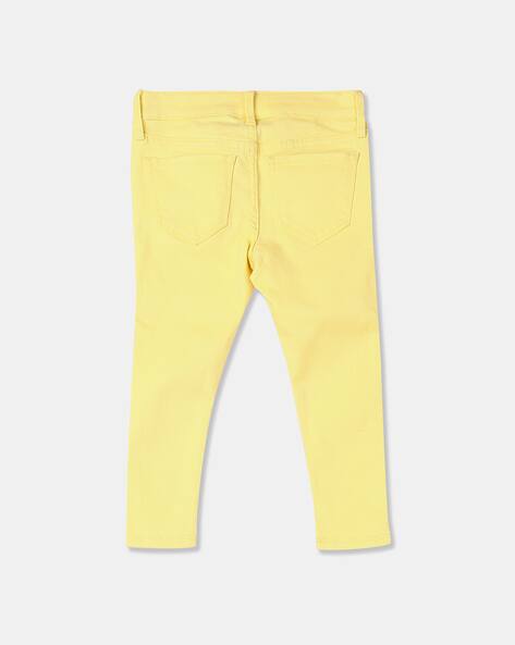 Buy Yellow Jeans & Jeggings for Girls by GAP Online | Ajio.com