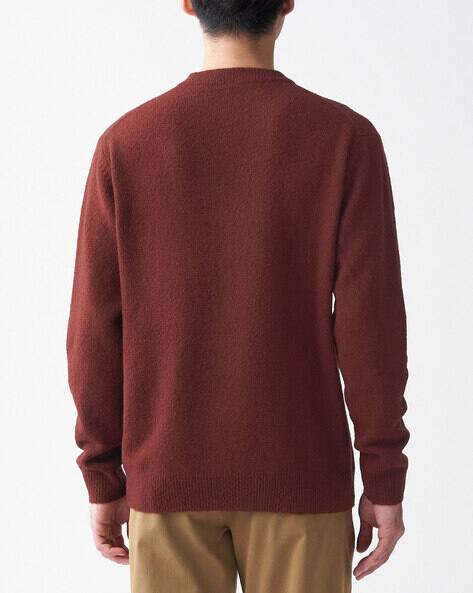 Buy Maroon Sweaters & Cardigans for Men by MUJI Online | Ajio.com