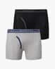 Buy Black & Grey Melange Boxers for Men by NETPLAY Online | Ajio.com