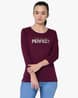 Buy Purple Tshirts for Women by 2BME Online | Ajio.com
