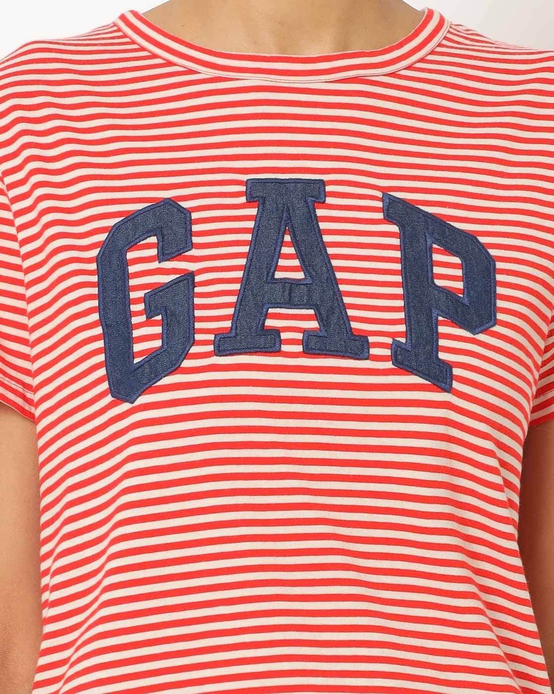 Gap red and white striped shirt store