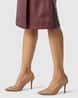 Buy Coach Waverly Beaded Chain Pumps | Brown Color Women | AJIO LUXE
