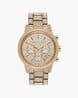Buy Michael Kors Ritz MK6747 Stone-Studded Chronograph Watch | Gold ...