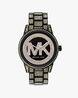 Buy Michael Kors MK6733 Ritz Analogue Watch with Steel Strap | Black ...