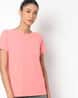 Buy Coral Pink Tops for Women by Teamspirit Online | Ajio.com