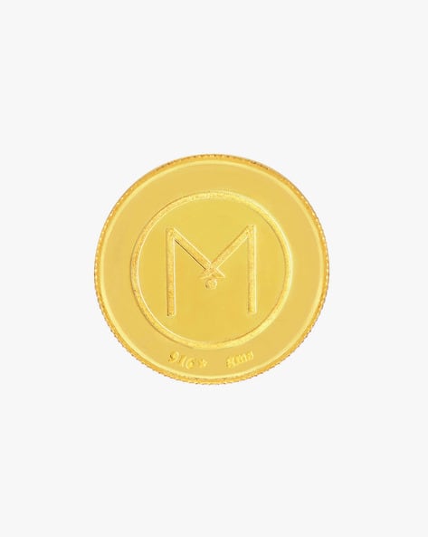 Gold 916 Logo 916 Purity 1 Gram King George Design Gold Coin