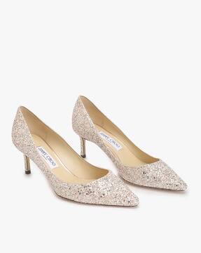 Platinum Ice Dusty Glitter Pointy Toe Pumps Romy 60 Cruise 17 JIMMY CHOO US | atelier-yuwa.ciao.jp