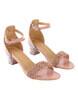 Buy Peach Heeled Sandals for Women by Shoetopia Online | Ajio.com