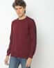 Buy Maroon Sweaters & Cardigans for Men by NETPLAY Online | Ajio.com