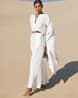 Buy Cult Gaia Rylan Linen-Blend High-Rise Wide-Leg Trousers | Off White ...