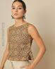 Buy Rust Brown Shirts, Tops & Tunic for Women by Indie Picks Online ...