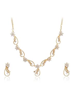 Simple Gold Jewelry Set Design