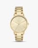 Buy ARMANI EXCHANGE AX2707 Water-Resistant Analogue Watch | Gold Color ...