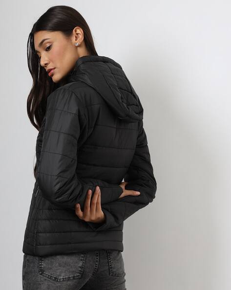 Buy Black Jackets & Coats for Women by Outryt by AZORTE Online | Ajio.com