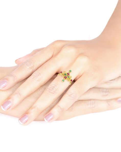 Buy Yellow Gold Rings for Women by Malabar Gold Diamonds Online Ajio