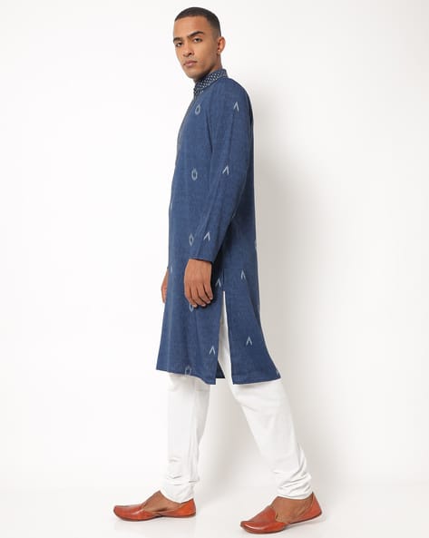Buy Blue Kurtas for Men by SAMAV Online | Ajio.com