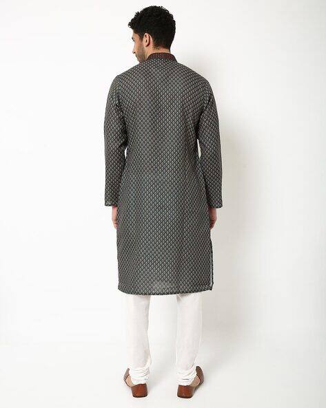 Buy Teal Kurtas for Men by SAMAV Online | Ajio.com