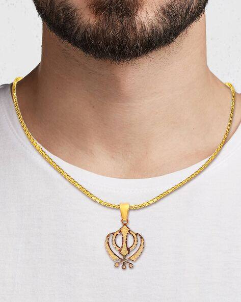 Sikh Khanda Necklace