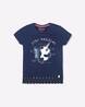 Buy Navy Blue Tshirts for Girls by POINT COVE Online | Ajio.com