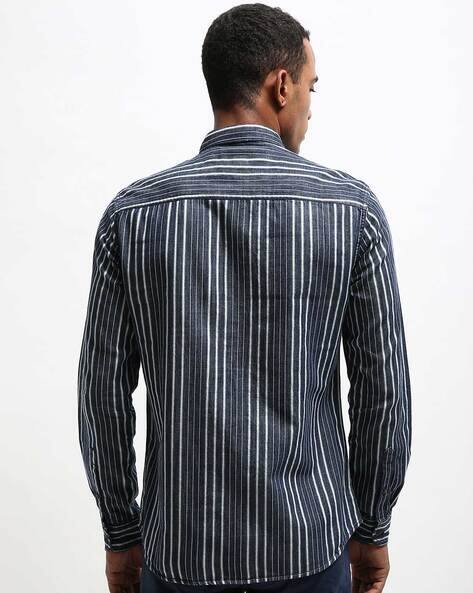 Buy Indigo Shirts for Men by ALTHEORY Online | Ajio.com