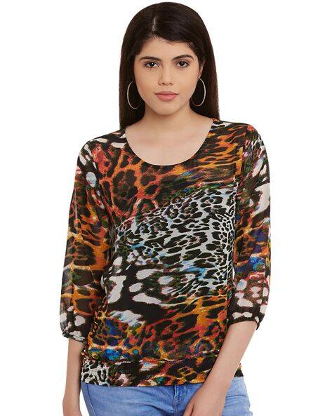 Buy Wisstler Abstract Print Top | AJIO