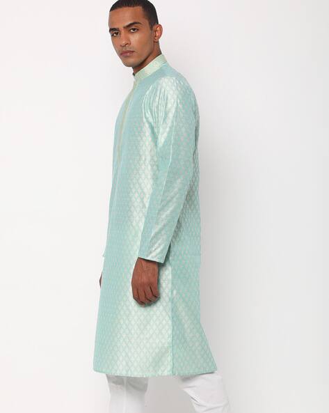 Buy Blue Kurtas for Men by SAMAV Online | Ajio.com