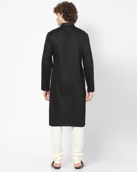 Buy Black Kurtas for Men by SAMAV Online | Ajio.com