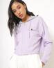 Buy Lilac Jackets & Coats for Women by Outryt Sport by AZORTE Online ...