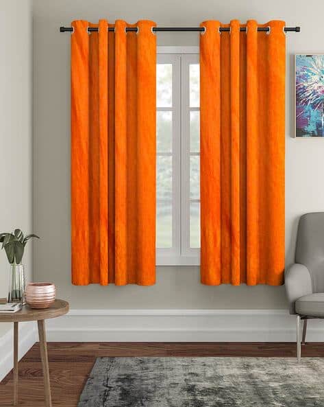 Bright Orange Curtains Orange Curtains | Vibrant & Burnt Orange