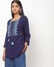 Buy Navy Blue Shirts, Tops & Tunic for Women by HAWT Online | Ajio.com