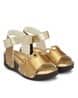 Buy Gold Sandals for Girls by STEPRITE Online | Ajio.com