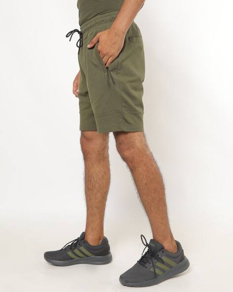 Buy Olive Shorts & 3/4ths for Men by ALTHEORY Online | Ajio.com