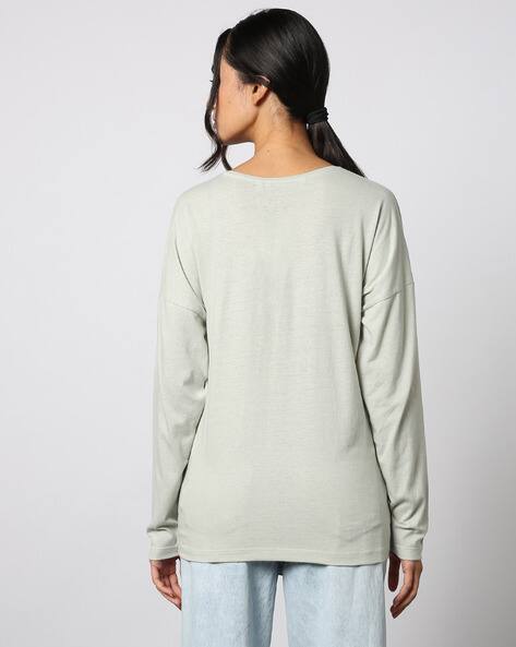 Buy Green Tshirts for Women by Outryt by AZORTE Online | Ajio.com
