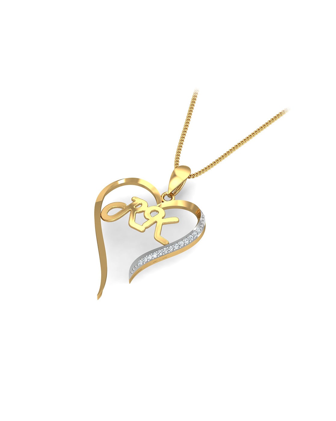 Buy Yellow Gold Necklaces Pendants for Women by KuberBox Online Ajio