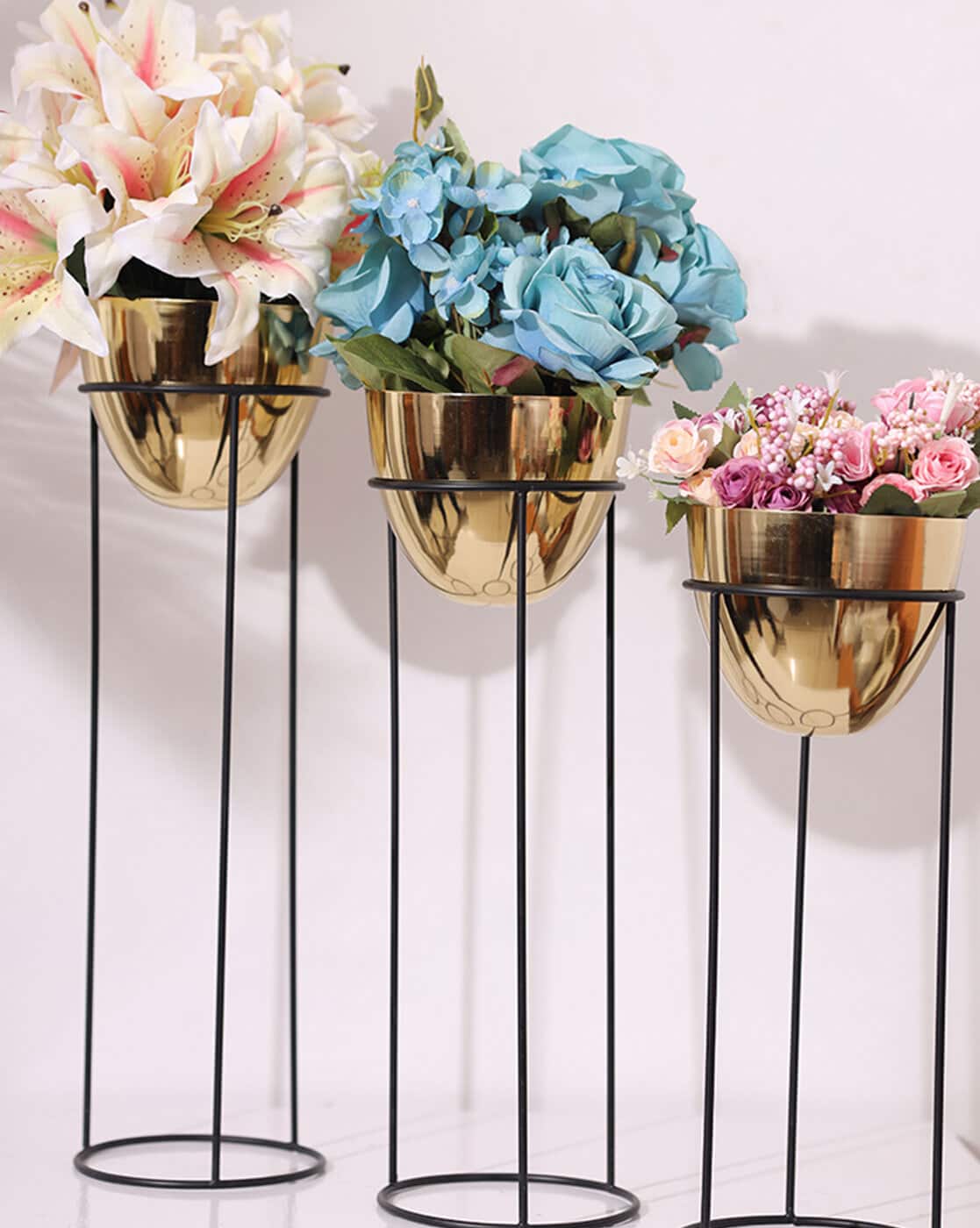 Buy Gold Black Gardening Planters for Home Kitchen by Order Happiness Online Ajio