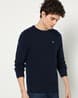 Buy Navy Blue Sweaters & Cardigans for Men by NETPLAY Online | Ajio.com