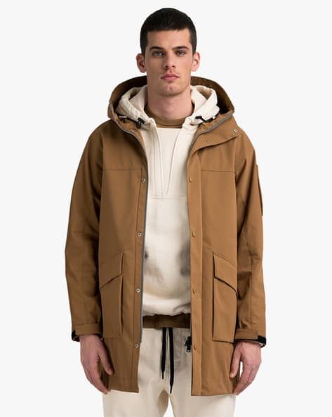 Button/Zip Down Regular Fit Poly Jacket - Price History