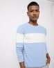Buy Blue & White Sweaters & Cardigans for Men by NETPLAY Online | Ajio.com