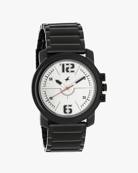 Loopholes Black Dial Stainless Steel Strap Watch | atelier-yuwa.ciao.jp