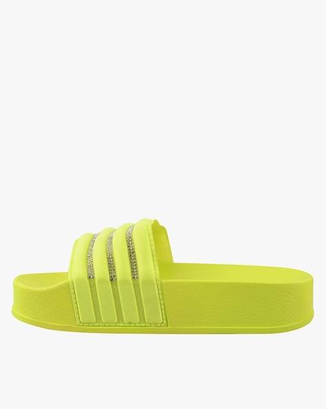 Neon Green Black Slides Nike Victori One Slide (schwarz / Gelb)