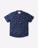 Buy Navy Blue Shirts for Boys by POINT COVE Online | Ajio.com