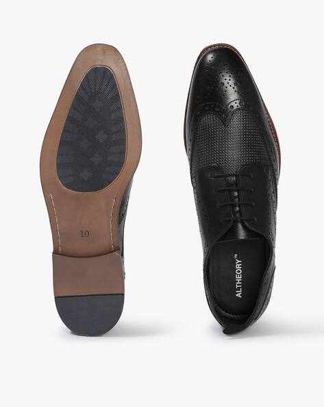 Buy Black Formal Shoes for Men by Altheory by AZORTE Online | Ajio.com