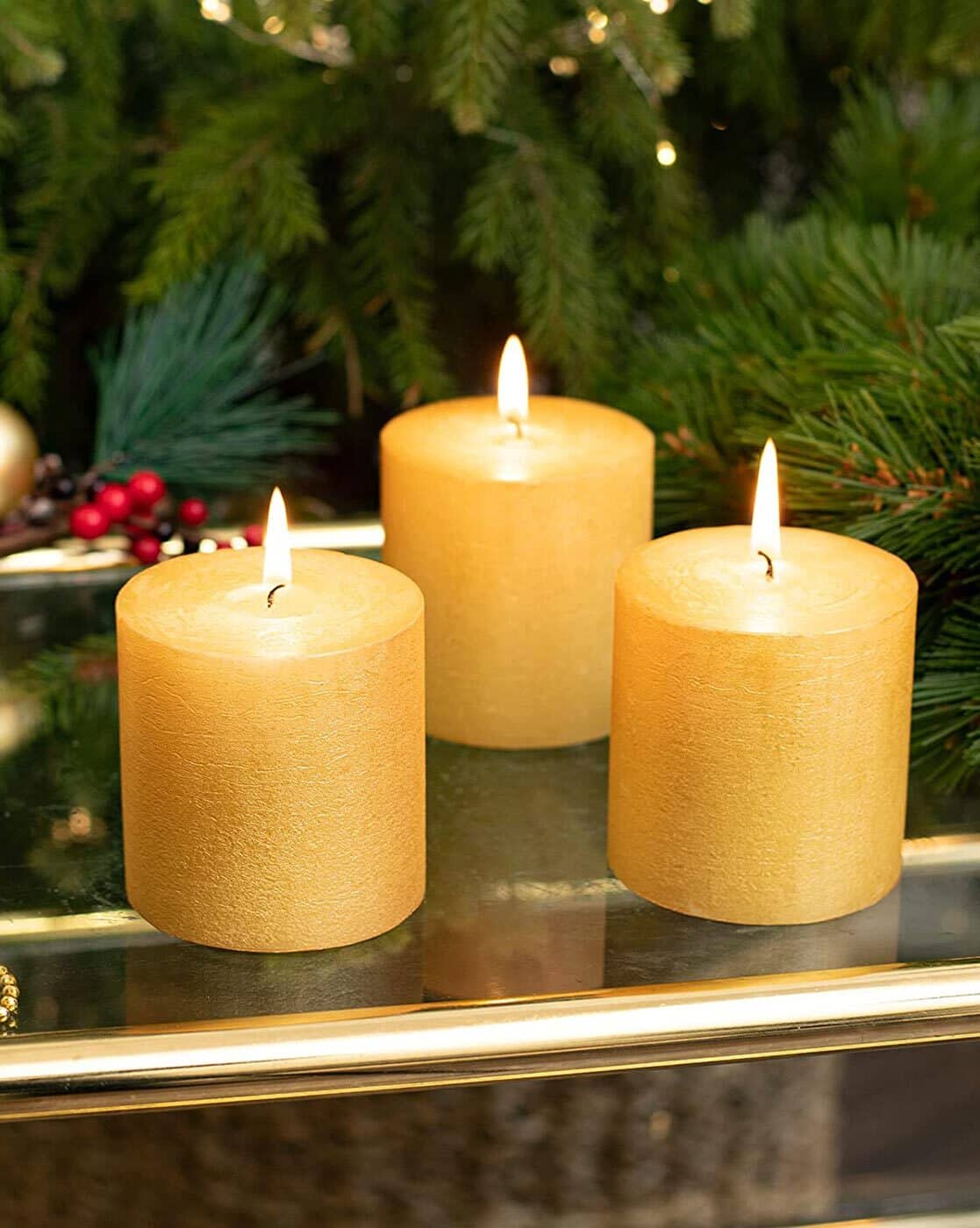 Yellow candles store