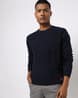Buy Navy Blue Sweaters & Cardigans for Men by NETPLAY Online | Ajio.com