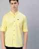 Buy Lemon Yellow Shirts for Men by URBANO FASHION Online | Ajio.com