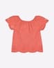 Buy Coral Pink Tops & Tunics for Girls by PINK N BLUE Online | Ajio.com