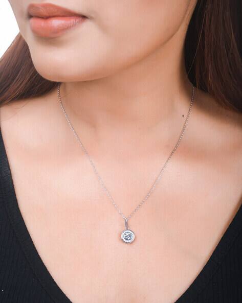 Voylla silver necklace store